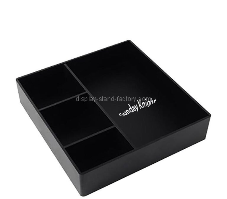 Custom acrylic multi dividers beauty organizer tray